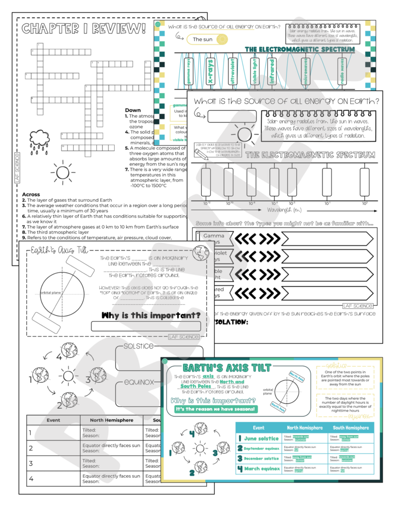 Global Systems Unit Pack (Alberta Science 10 Curriculum) | Made By Teachers