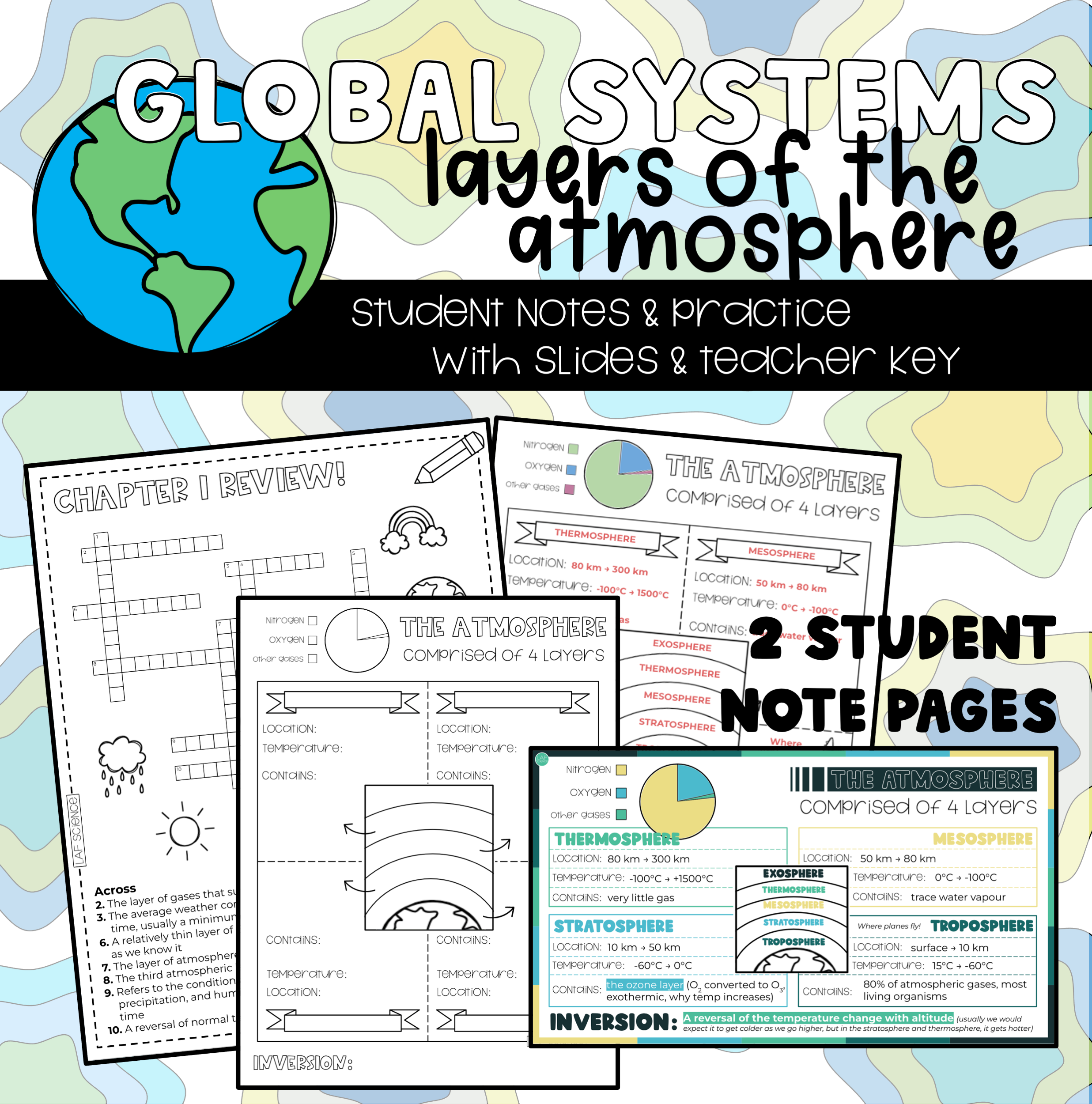 Layers Of The Atmosphere Worksheet Answer Key Layers Of The Atmosphere Worksheet Answer Key