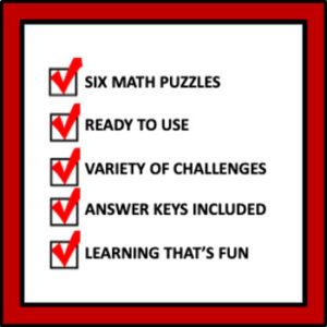 Math Puzzles for Early Finishers: Set 1 | Made By Teachers