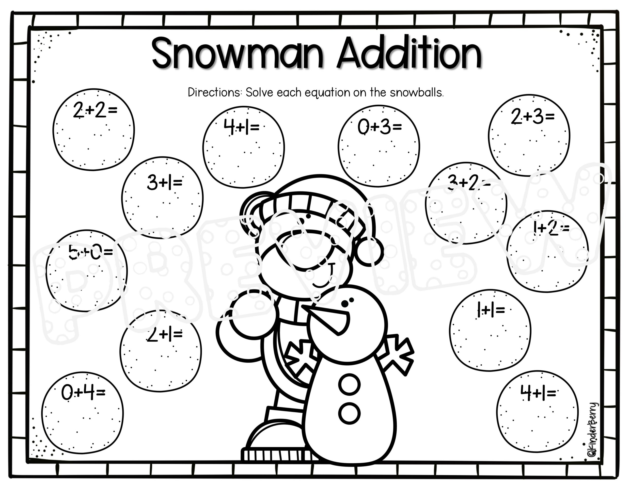 January Addition & Subtraction Craft & Task Cards / Winter | Made By ...