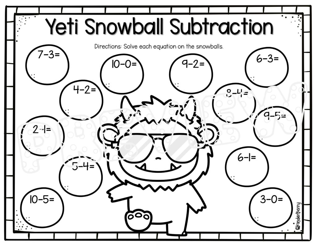 January Addition & Subtraction Craft & Task Cards / Winter | Made By ...
