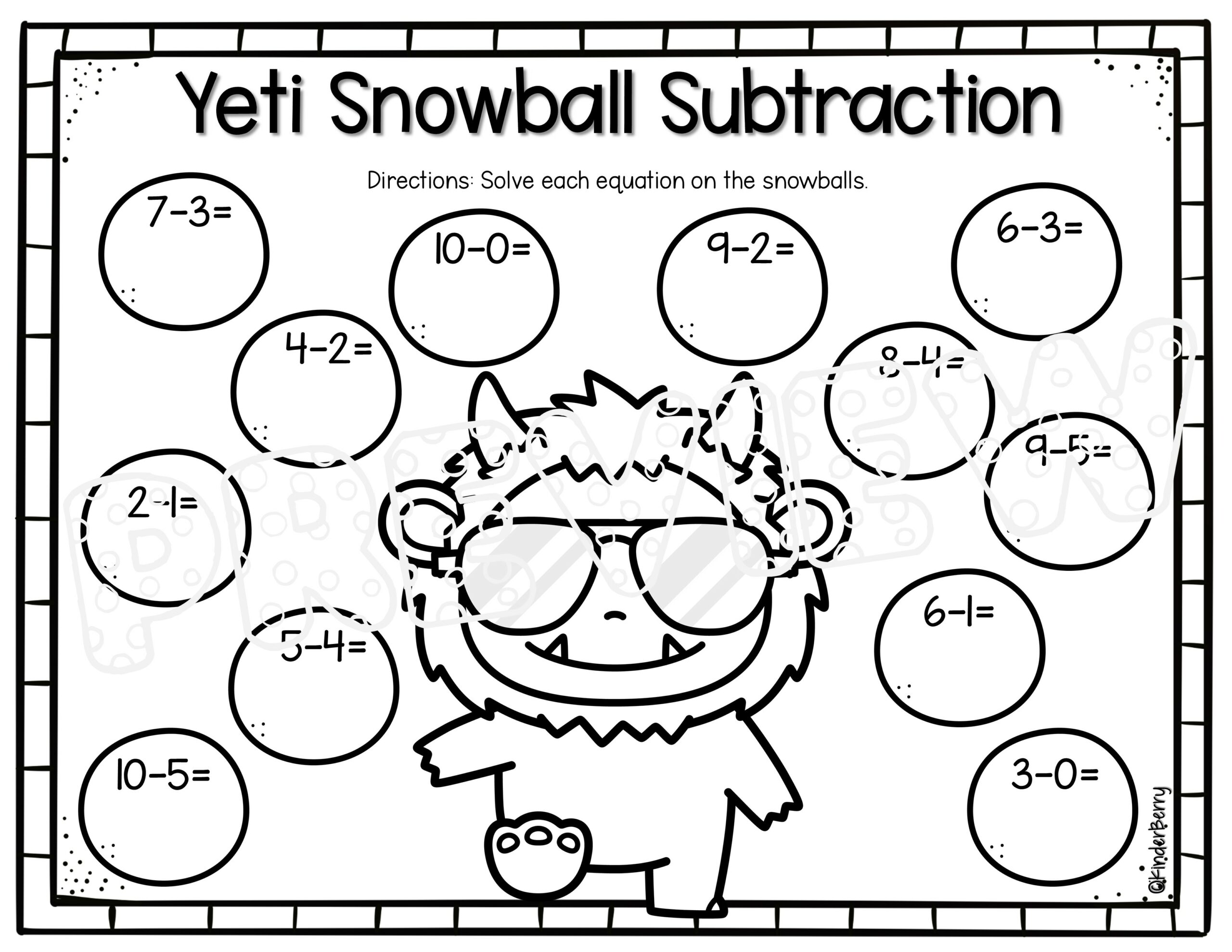 January Addition & Subtraction Craft & Task Cards / Winter | Made By ...