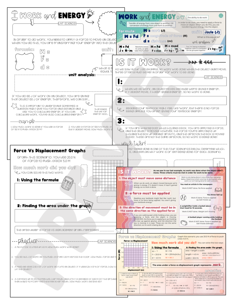 Kinematics Chapter (Student Notes, Teacher Key, Slides) | Made By Teachers