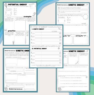 Potential and Kinetic Energy (Notes and Practice) | Made By Teachers