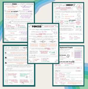 Forces, Mass vs Weight, and Work (Notes and Practice) | Made By Teachers