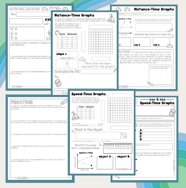 Uniform Motion & Speed (Notes and Practice) - Made By Teachers