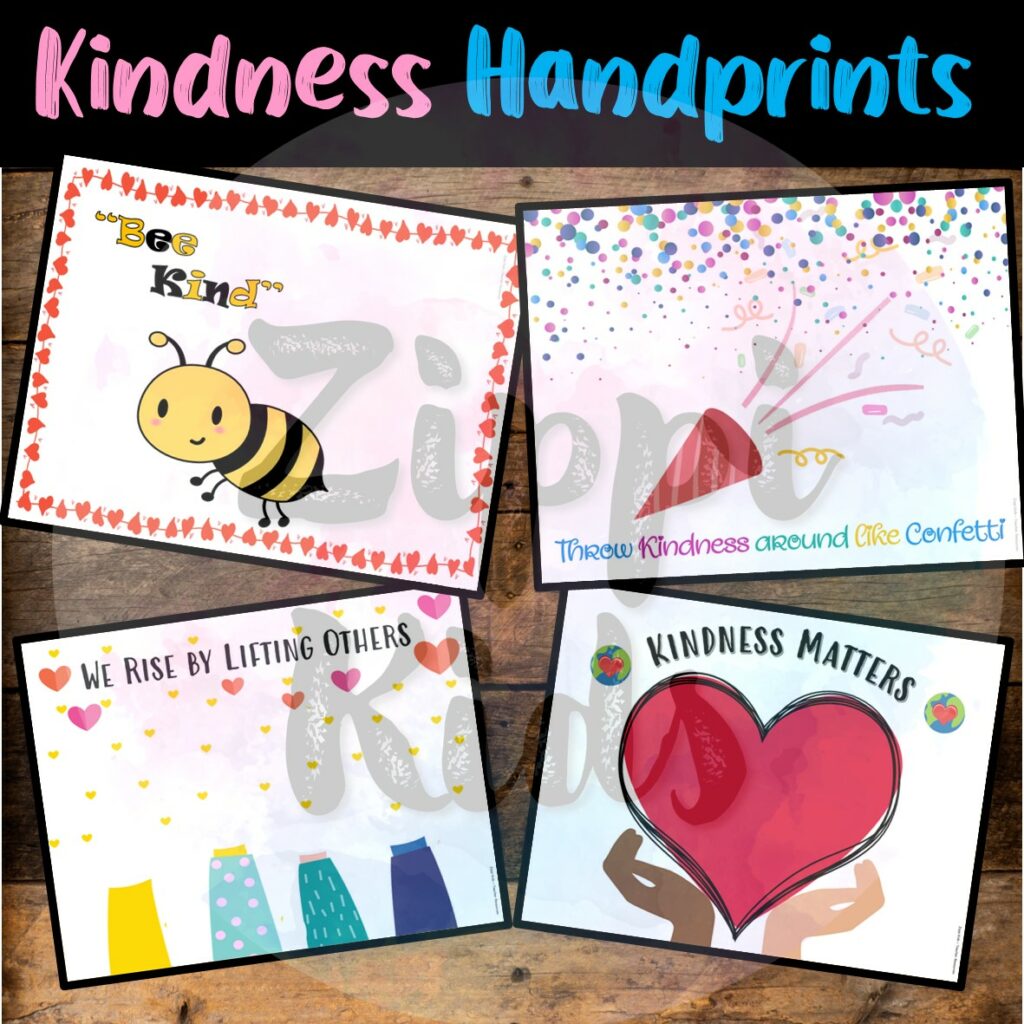 Kindness Handprint Craft Activities, Kindness week art project Keepsake ...