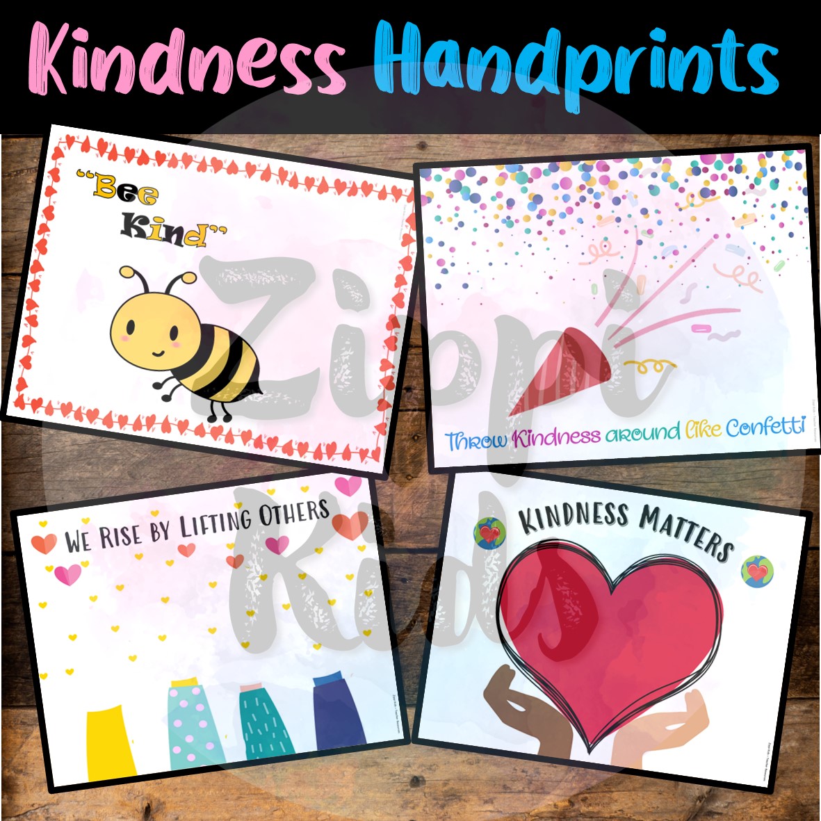 Kindness Handprint Craft Activities, Kindness week art project Keepsake ...