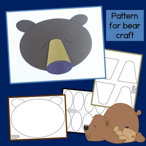 Hibernation Guided Reading Sleepy Bear Book and Craft | Hibernating ...