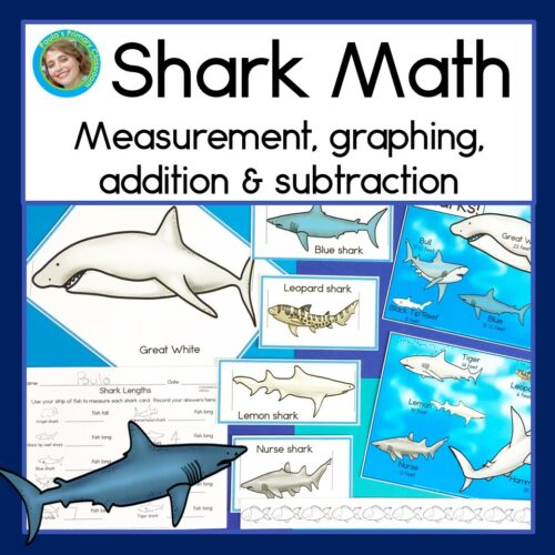 Shark Math With Measurement Graphing Addition and Subtraction | Made By ...