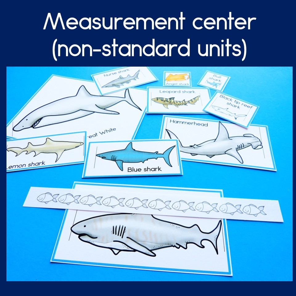 Shark Math With Measurement Graphing Addition and Subtraction | Made By ...