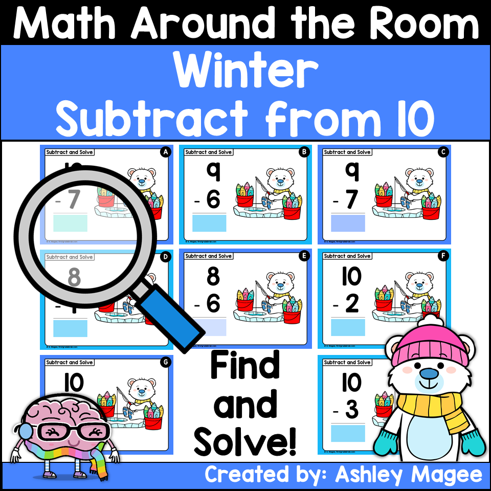 Back to School Math Around the Room Time to the Half Hour Printable ...