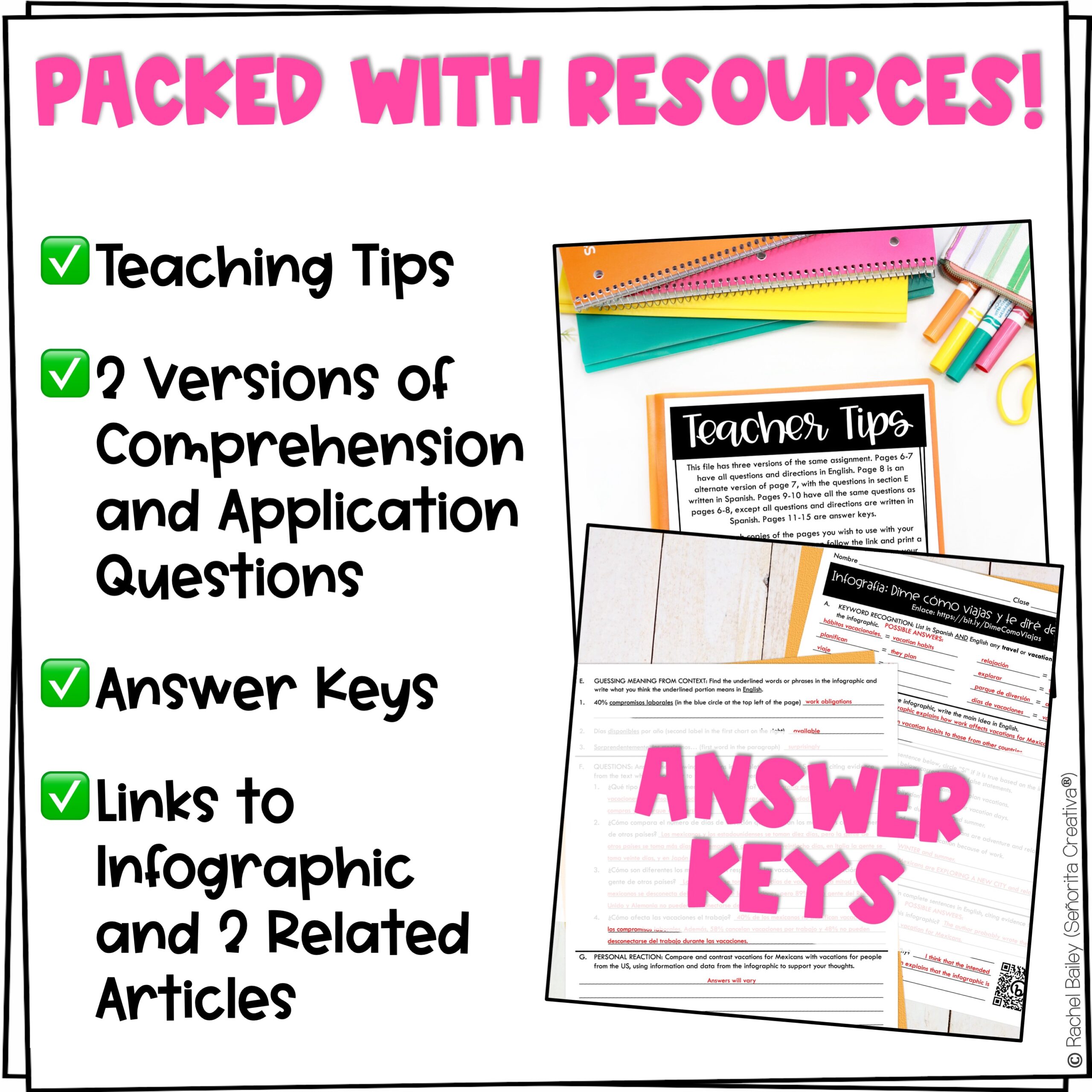 Spanish Travel Reading Activity - Dime Cómo Viajas | Made By Teachers