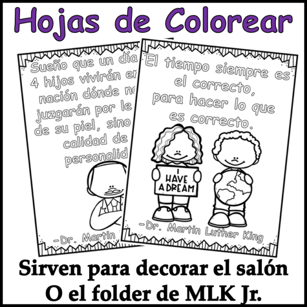 Martin Luther King Jr. Spanish MLK Jr. | Made By Teachers