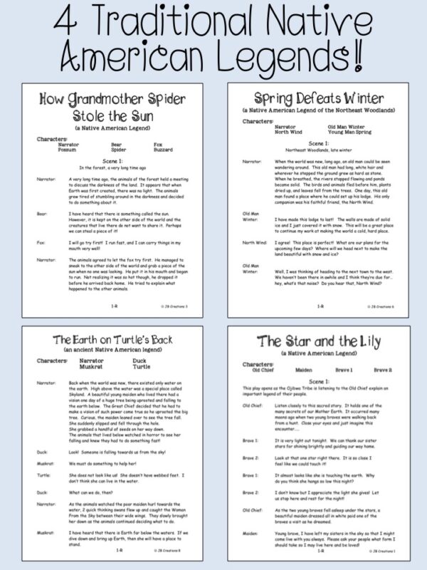 Reader's Theater: Native American Myths & Legends | Made By Teachers