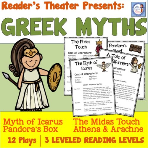 Reader's Theater for Greek Mythology (4 plays, 3 levels) | Made By Teachers