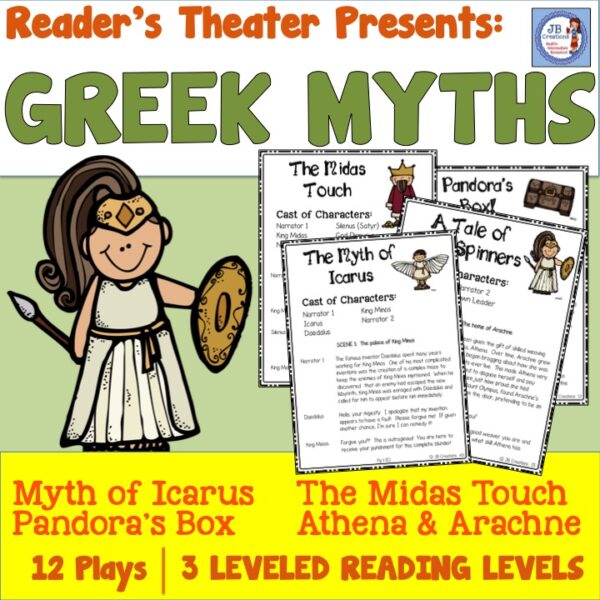 Reader's Theater for Greek Mythology (4 plays, 3 levels) | Made By Teachers
