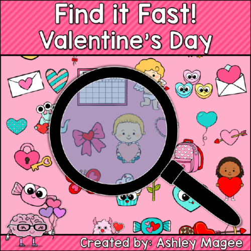 Valentine's Day Find it Fast Card Game | Made By Teachers