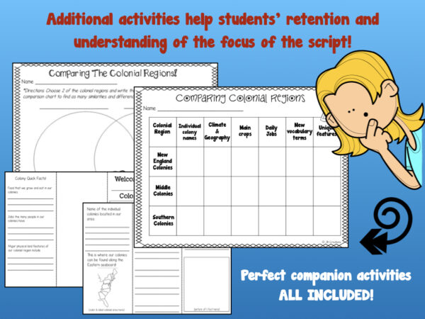 Reader's Theater: The 13 Colonies (+activities) | Made By Teachers