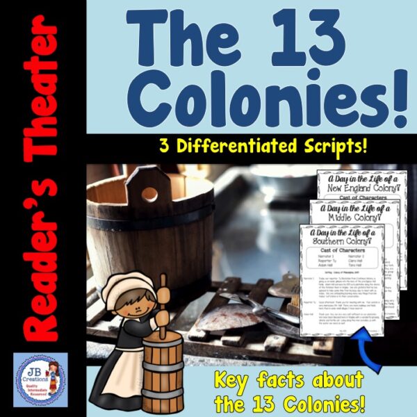 Reader's Theater: The 13 Colonies (+activities) | Made By Teachers