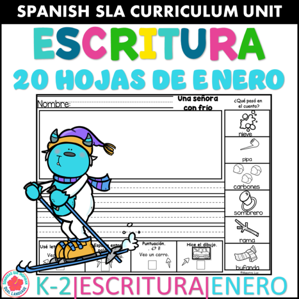 Escritura por tema de enero | Made By Teachers