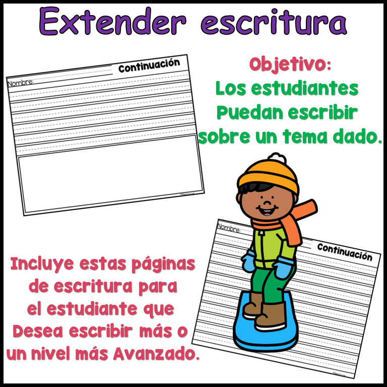 Escritura por tema de enero | Made By Teachers