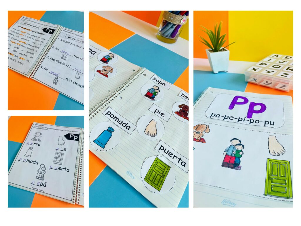 Spanish Direct Syllables Worksheets | Libro de LectoEscritura | Sílabas ...