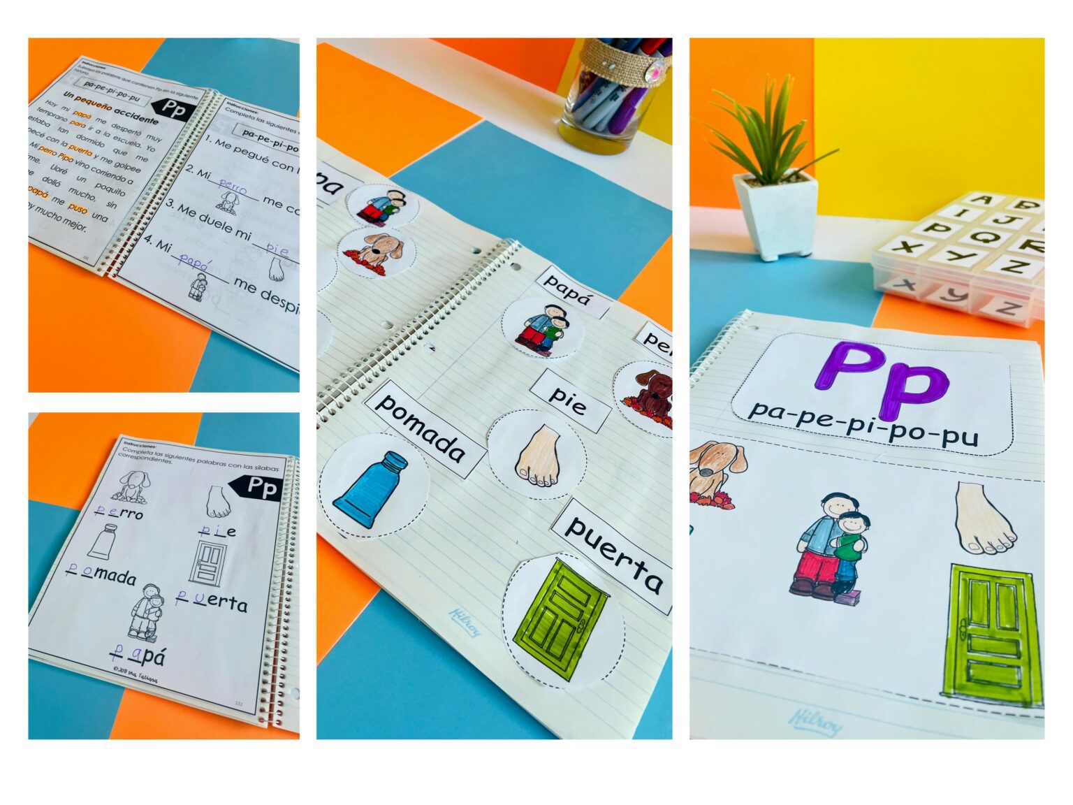 Spanish Direct Syllables Worksheets | Libro de LectoEscritura | Sílabas ...