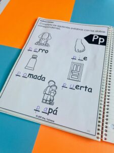Spanish Direct Syllables Worksheets | Libro de LectoEscritura | Sílabas ...