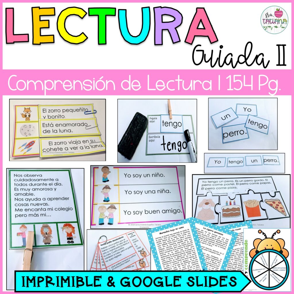 Spanish Guided Reading | 18 Libritos de Silabas | Lectura Guiada | Made ...