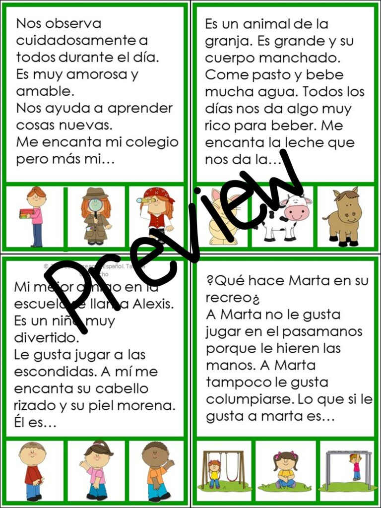 Spanish Guided Reading II | Lectura Guiada | Comprensión de Lectura ...