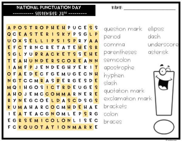 September Word Search Puzzles | Made By Teachers