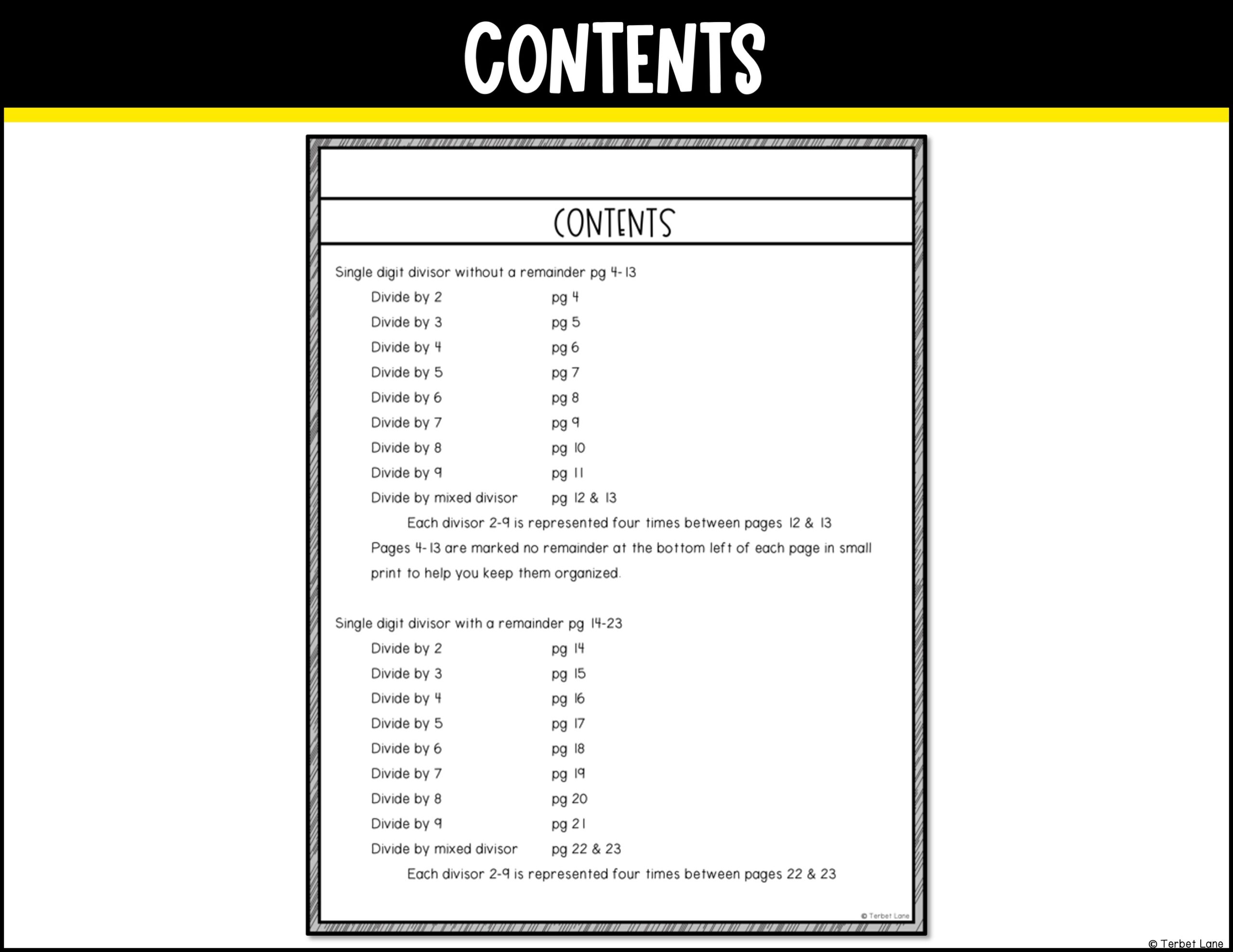 Single Digit Divisor Division With and Without Remainders Worksheets ...