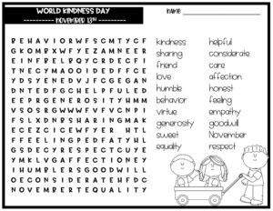 November Word Search Puzzles | Made By Teachers