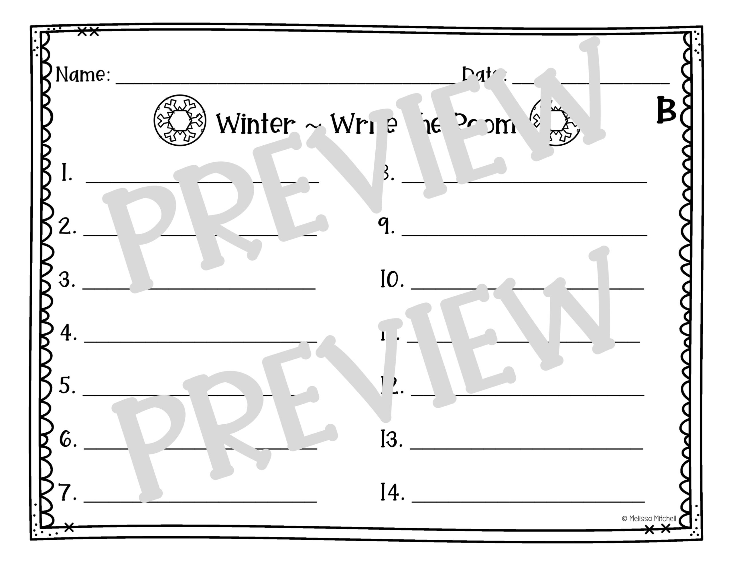 Winter Differentiated Write and Add the Room Center | Made By Teachers