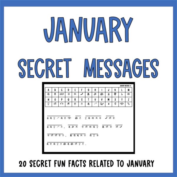 January Crack the Code No Prep Morning Work and Early Finishers | Made ...