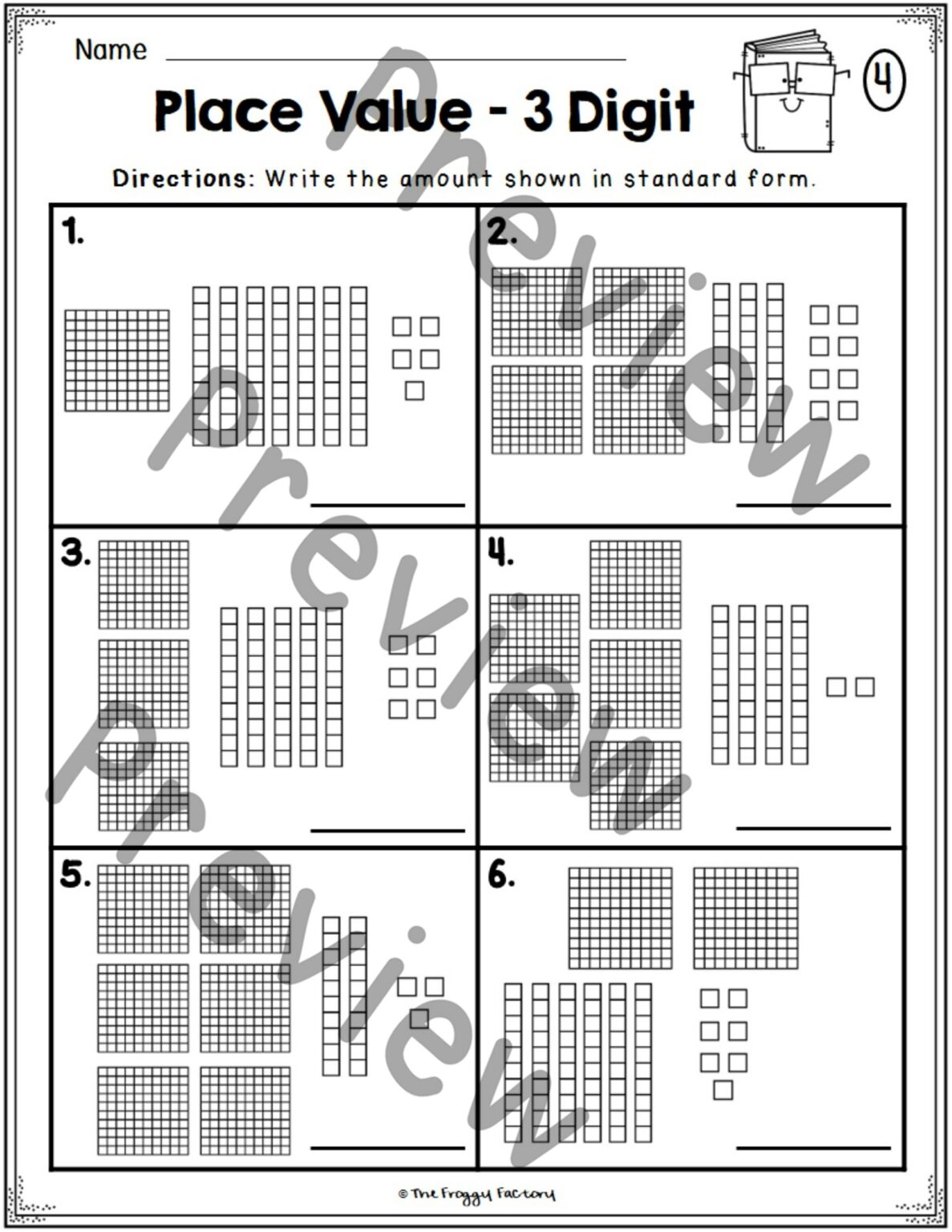 Place Value Worksheets 3 Digit Place Value | Made By Teachers