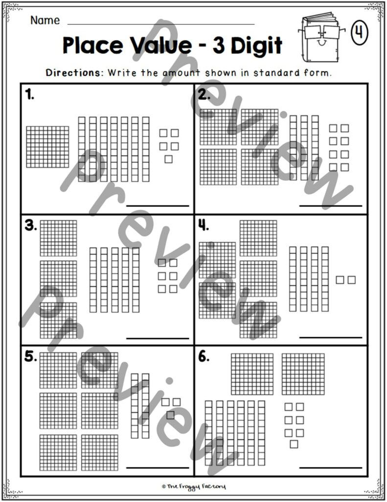 Place Value Worksheets 3 Digit Place Value | Made By Teachers