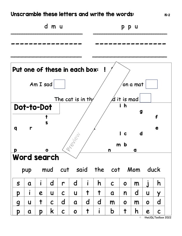 Additional Literacy Strands aligning with UFLI 8-34-with decodable ...
