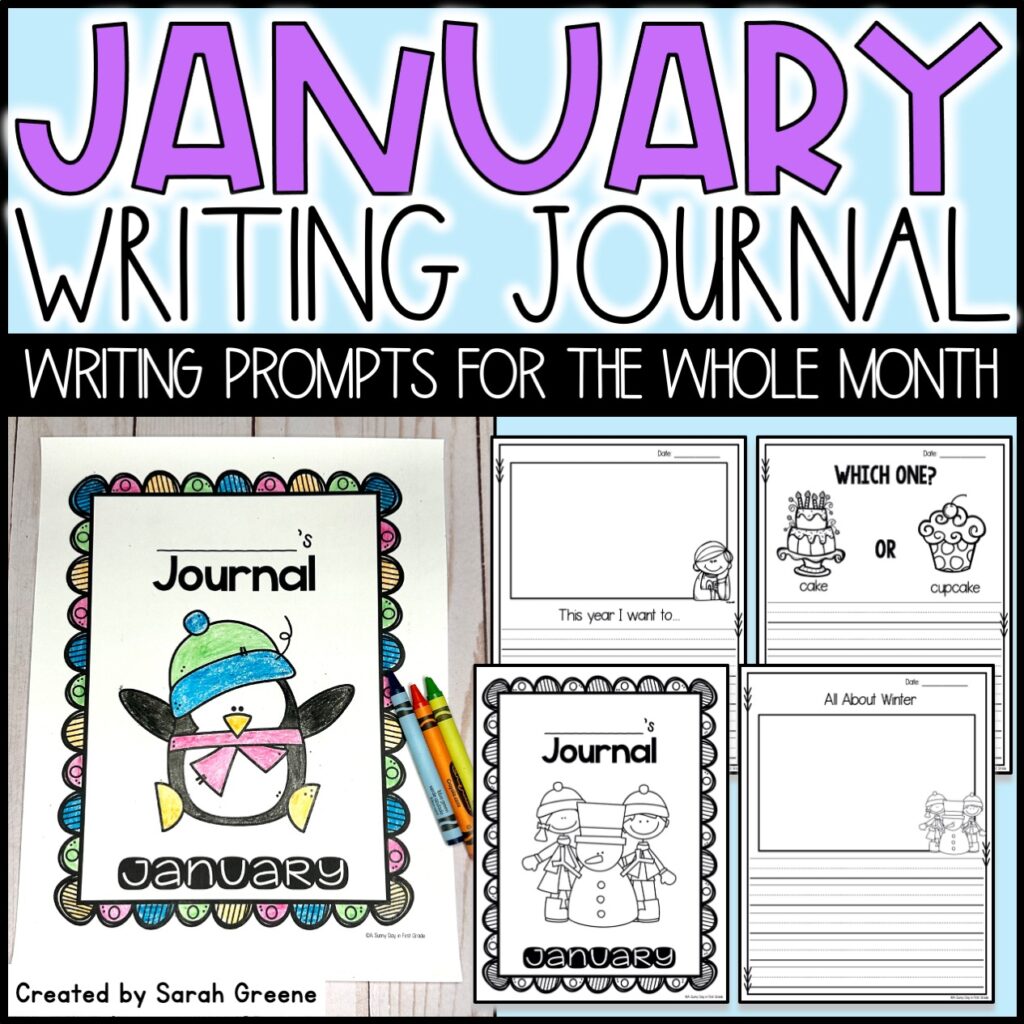 January Writing Journal | Made By Teachers
