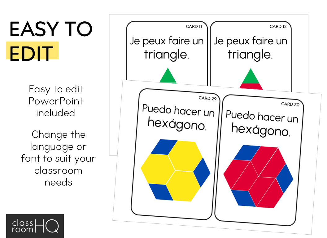 2D Shape Pattern Block STEM Challenge Cards | Made By Teachers