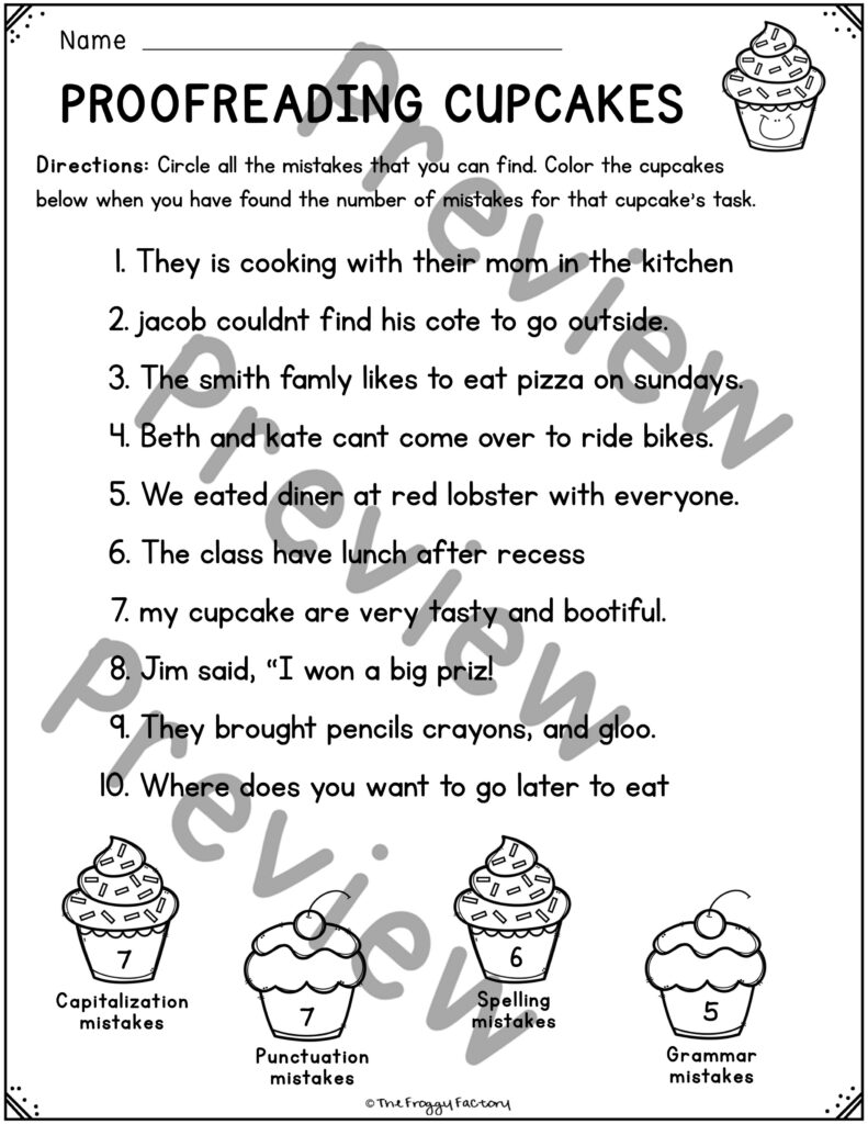 Proofreading Worksheets Editing Practice | Made By Teachers