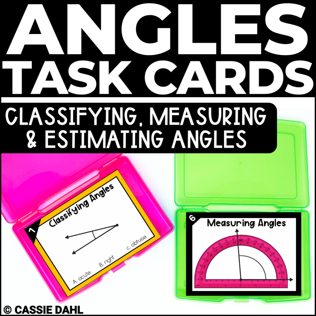 Angle Task Cards | Made By Teachers