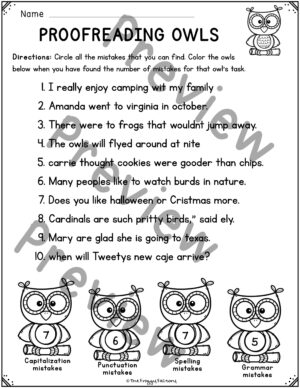 Proofreading Worksheets Editing Practice | Made By Teachers