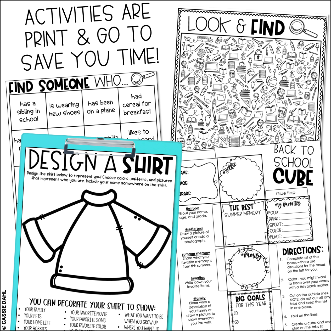 Back to School Activities | Made By Teachers