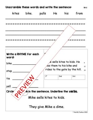 Additional Literacy Strands aligning with UFLI 54-62 - with decodable ...