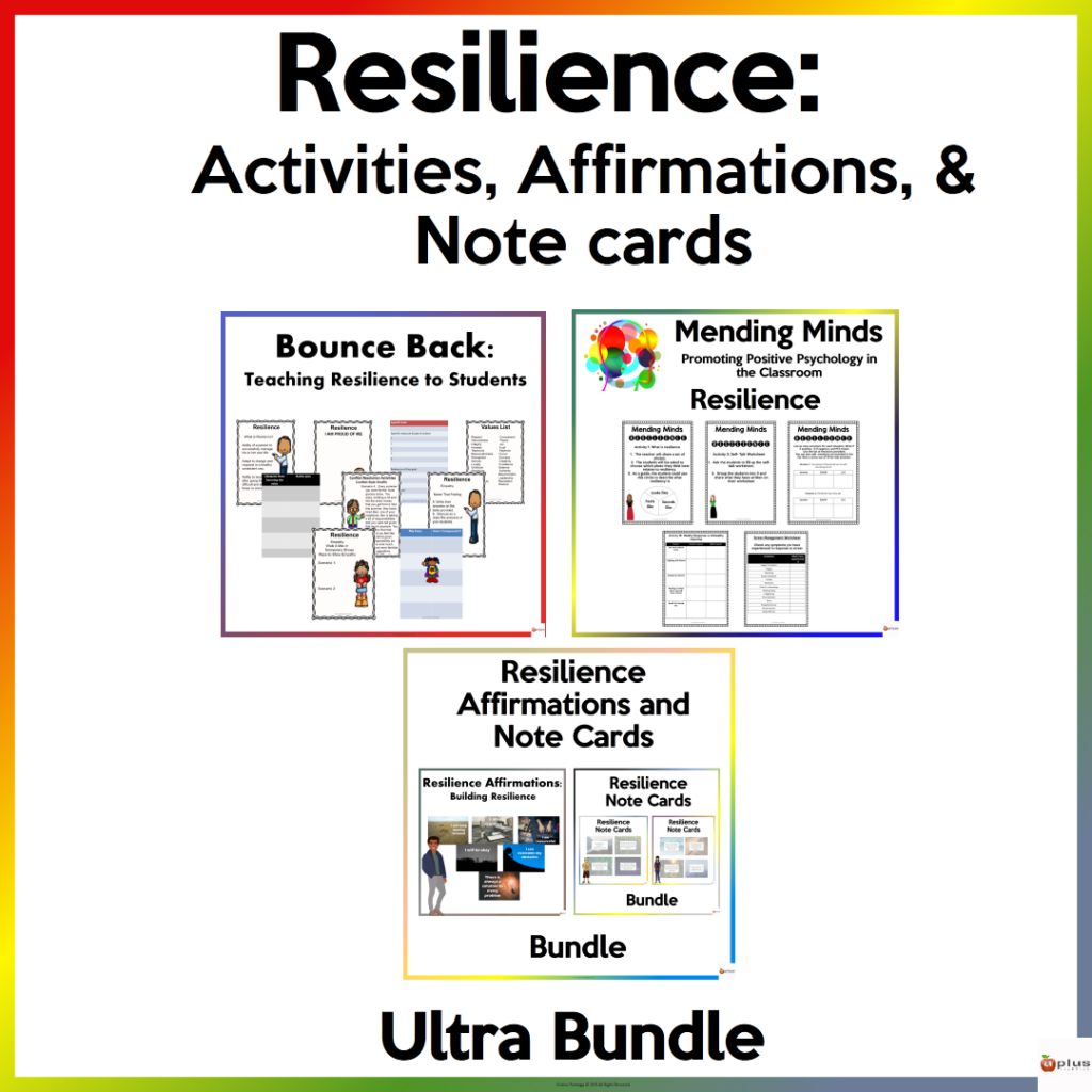 Resilience Activities, Affirmations, and Note cards Ultra Bundle | Made ...