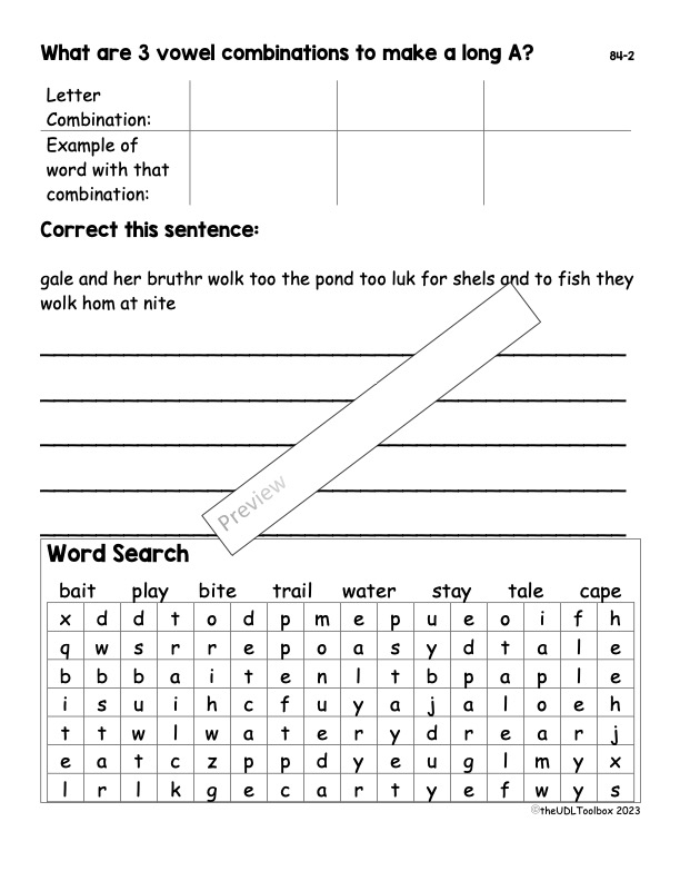 Additional Literacy Strands aligning with UFLI 84-88 with decodable ...