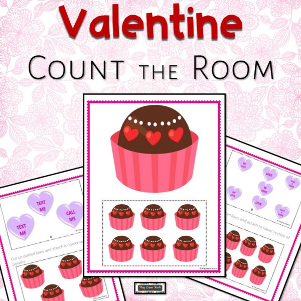 Valentine Count the Room | Made By Teachers