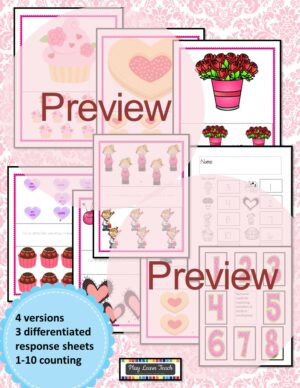 Valentine Count the Room | Made By Teachers